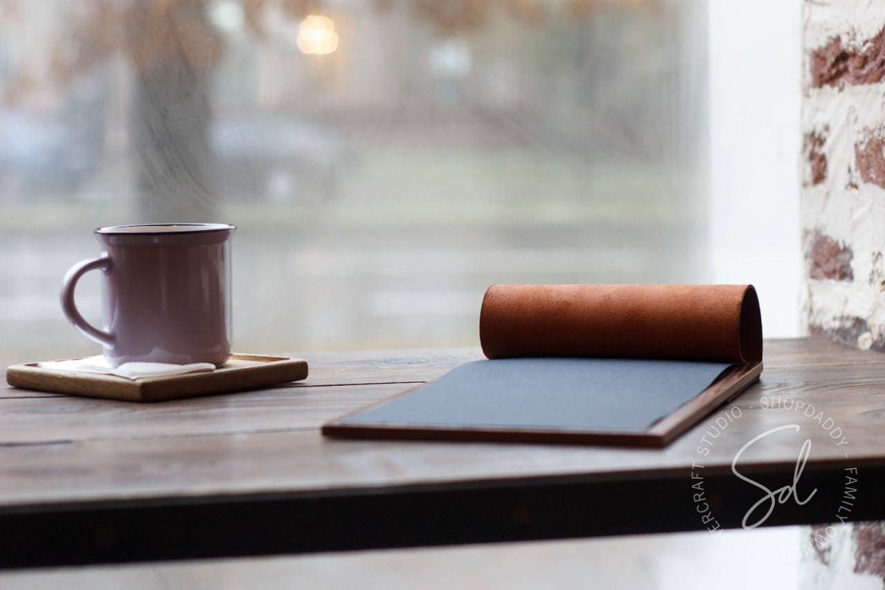 Leather Clip Board Binder Restaurant Menu Covers Wooden Menu | Etsy