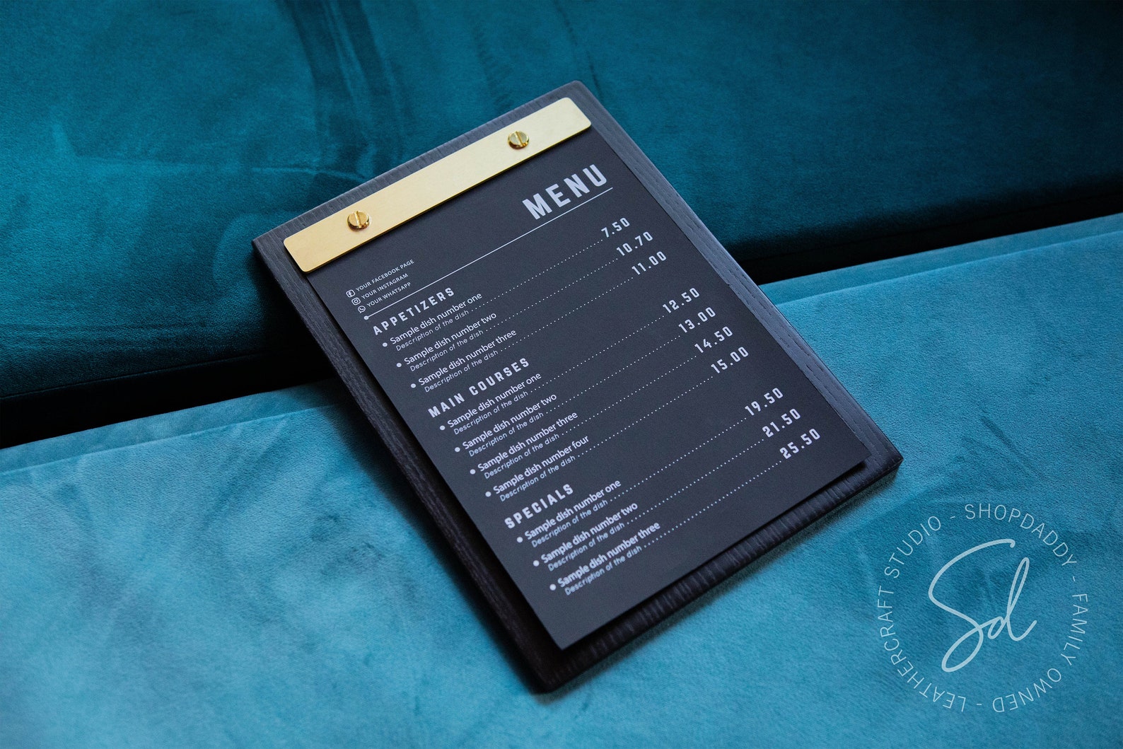 Wooden Clip Board Holder Restaurant Menu Covers Wood Menu - Etsy