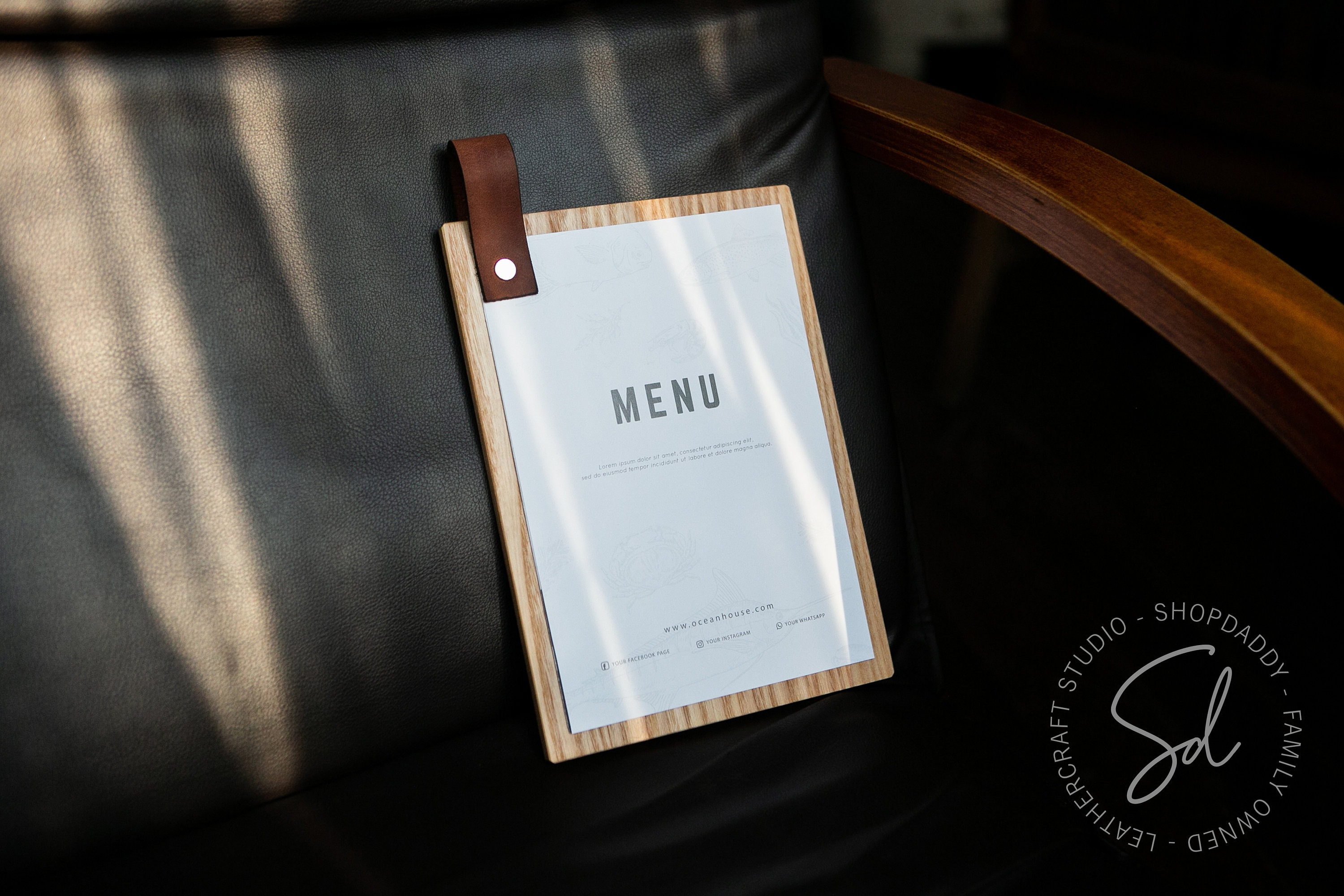 Restaurant Menu Cover Wood Menu Holder Custom Wooden Menu - Etsy UK