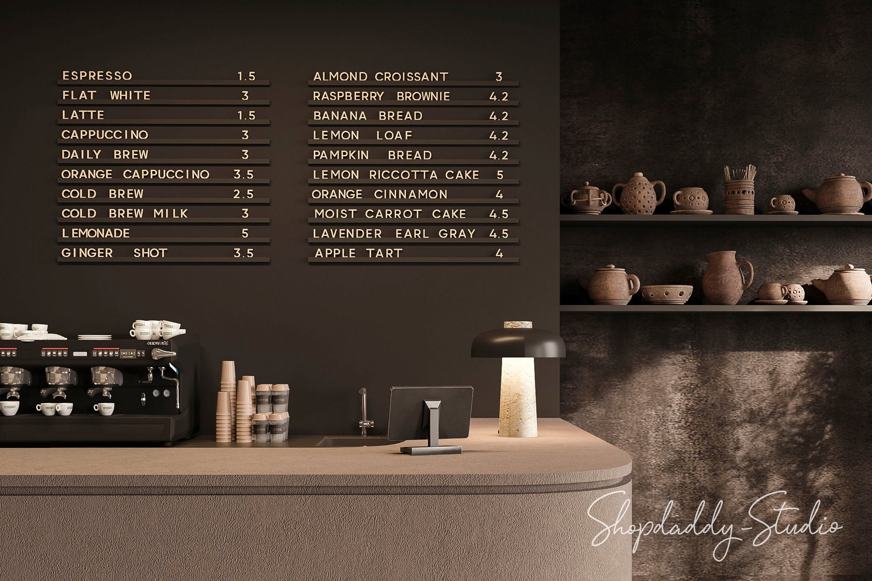 Diner Menu Board Diner Menu Board