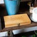 Wooden Check Presenter Box, Receipt Holder, Cafe Check Holder ...