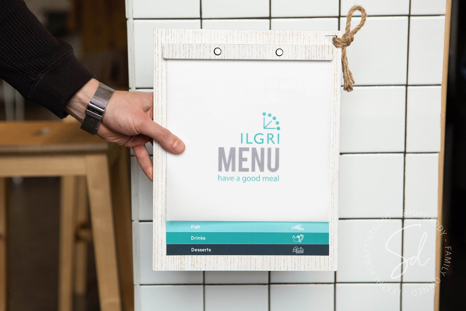 Wooden Menu Holder Restaurant Menu Covers Cafe Coffee Bar - Etsy