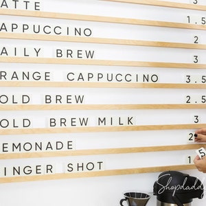 Additional Set of Letters for PVC Letter Board - Etsy