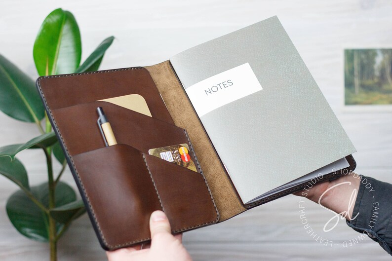 Leather Notebook Leather Note Notebook Ipad Case Bound - Etsy