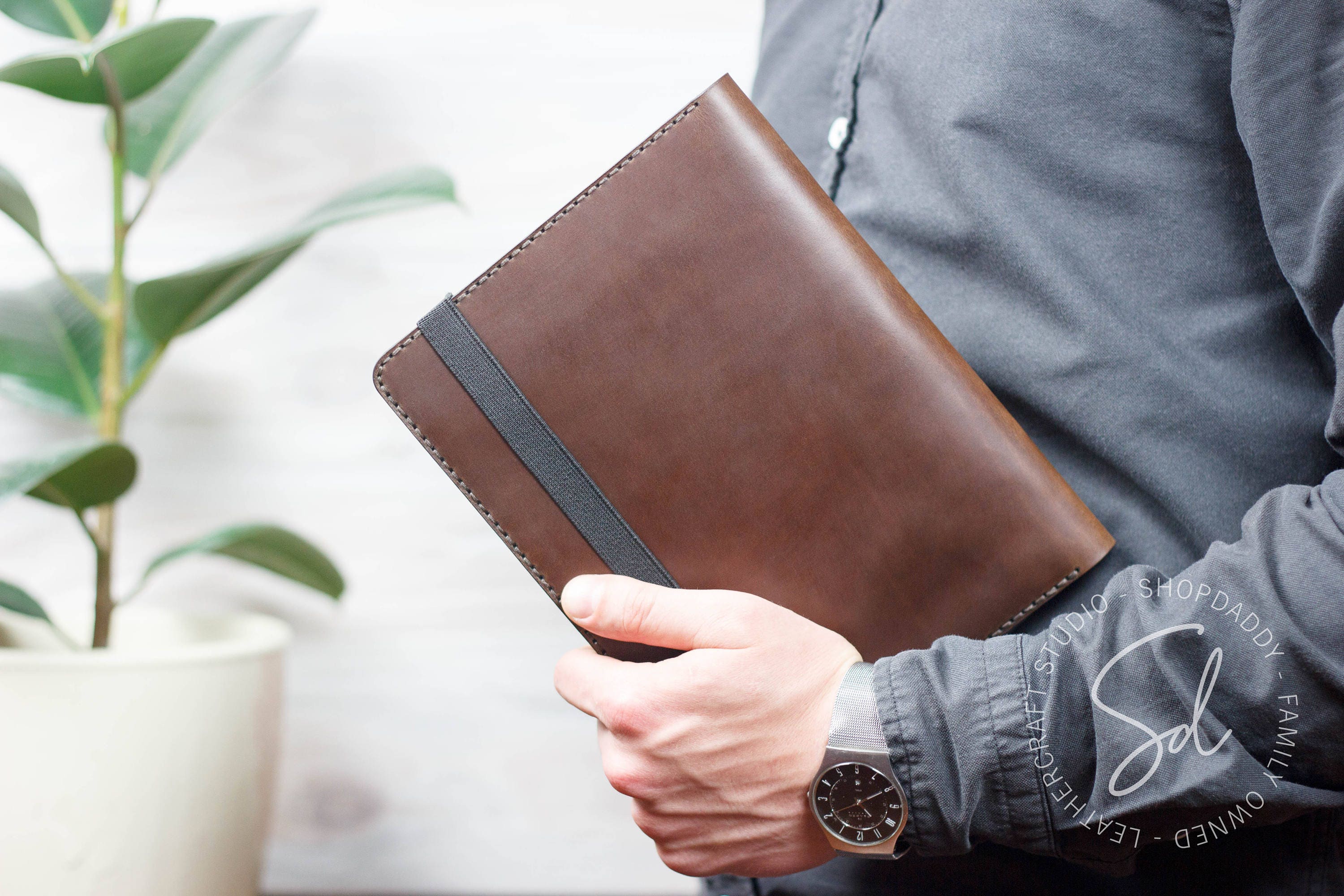 Leather Notebook Leather Note Notebook Ipad Case Bound - Etsy