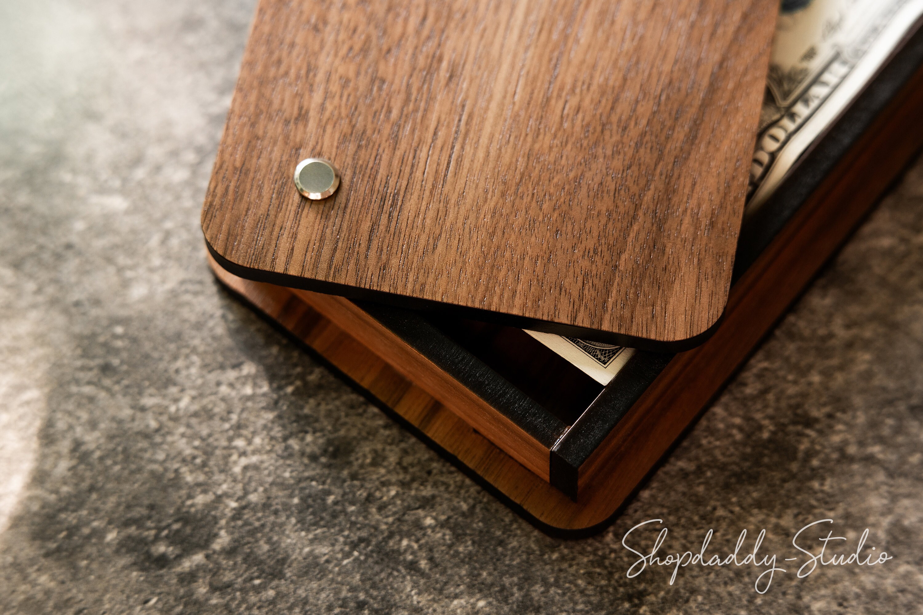 Wooden Check Presenter Box: Custom Bill Holder for Restaurant, Cafe ...