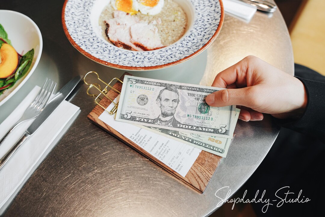 Custom Wooden Check Presenter, Wooden Check Holder for Restaurants ...