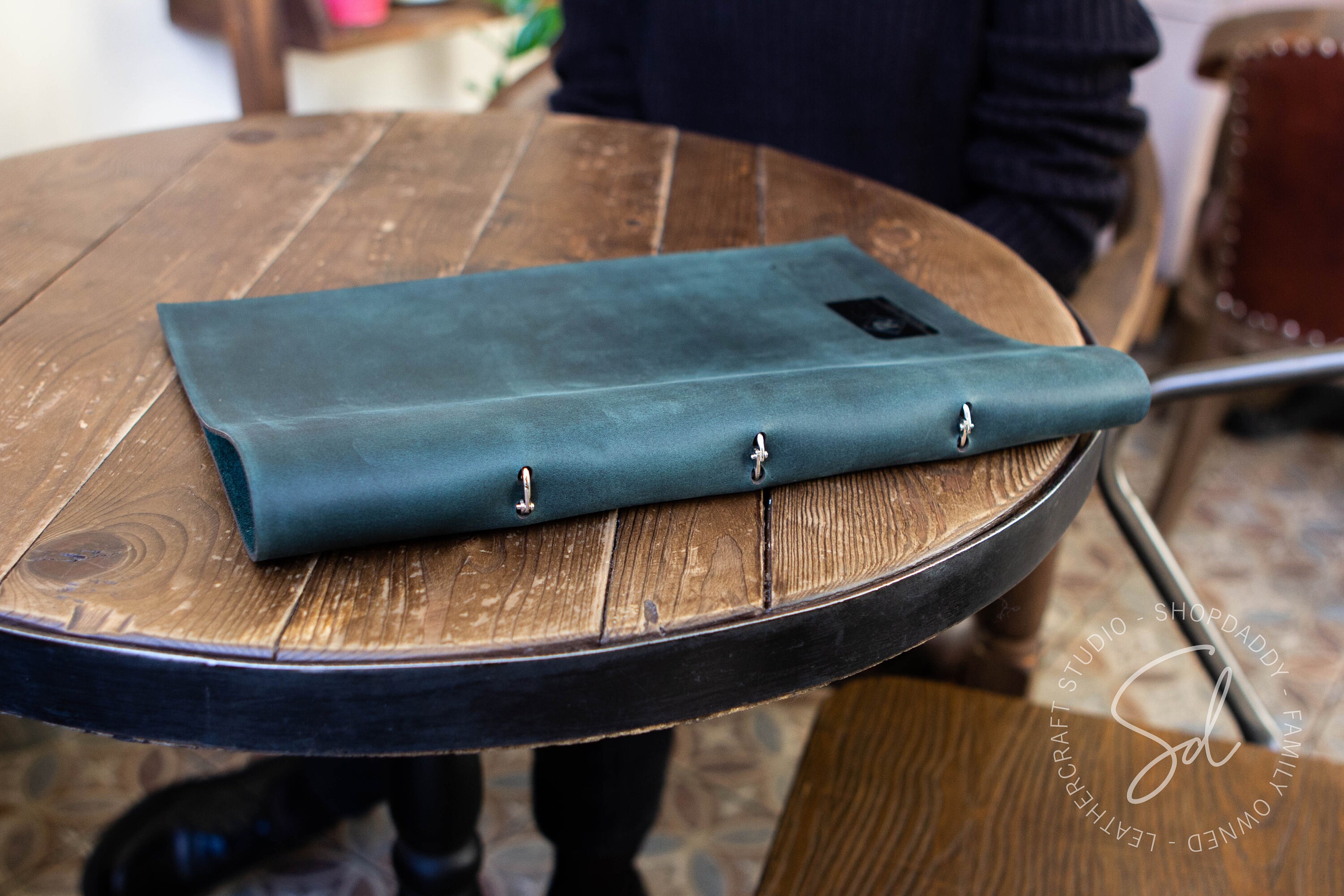 Restaurant Leather Menu Cover: Custom Menu Book With Debossed Logo for ...
