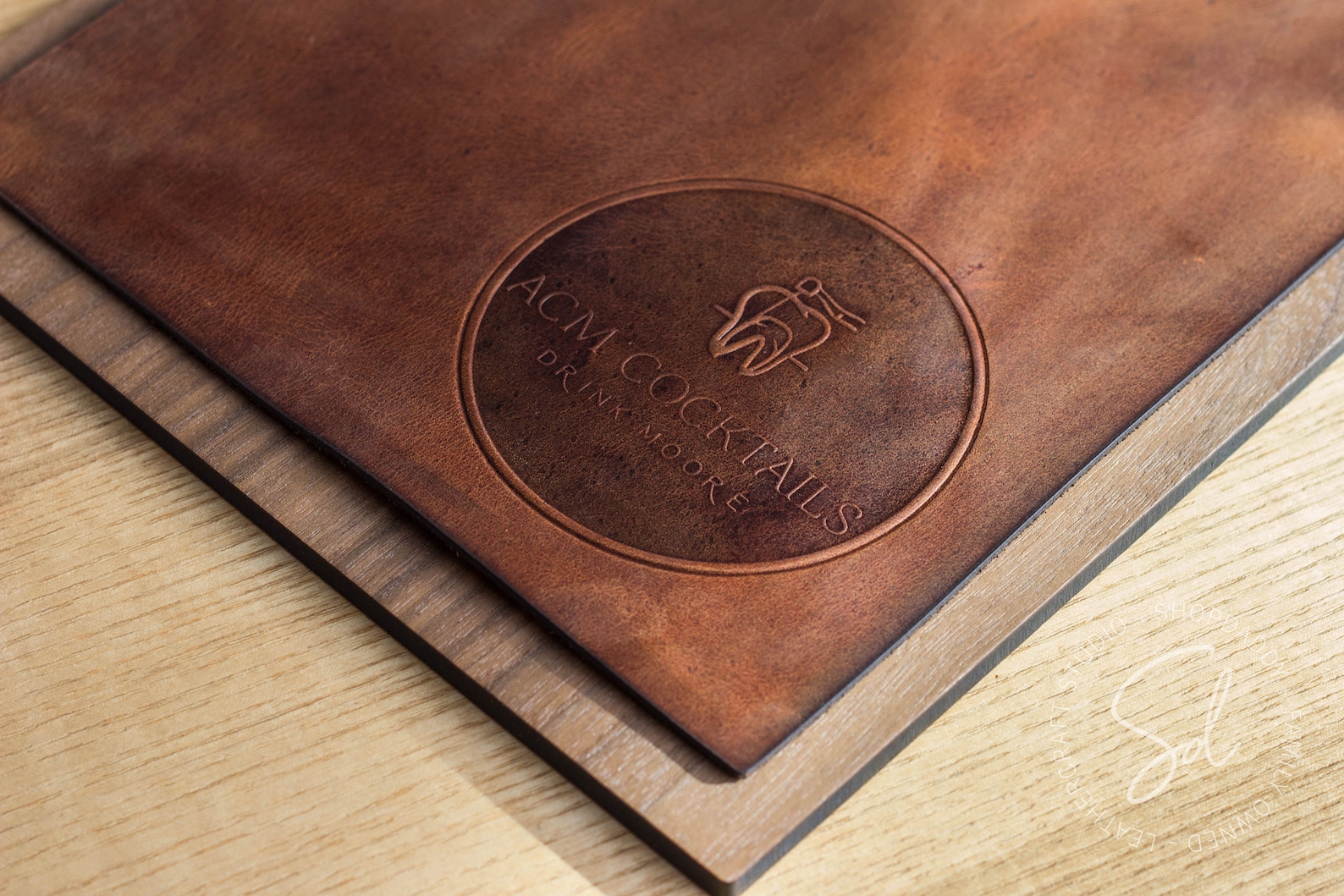 Leather Wooden Menu Holder Restaurant Menu Covers 8.5x11 - Etsy