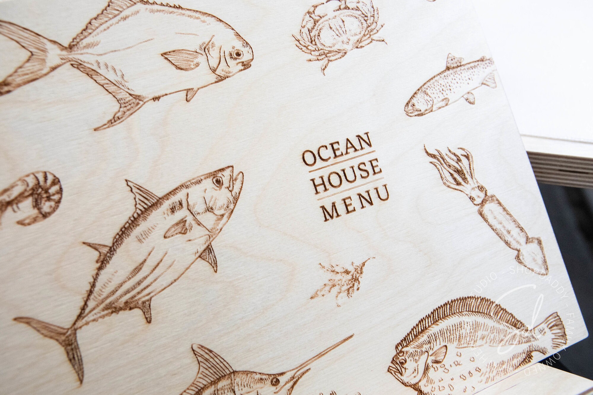 Restaurant Menu Covers Wooden Menu Holder 8.5x11 Cafe Bar | Etsy
