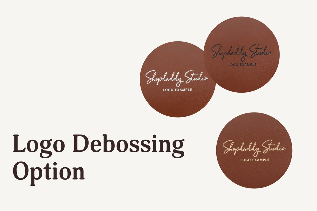 Logo Debossing Option for Daniela Loera - Etsy