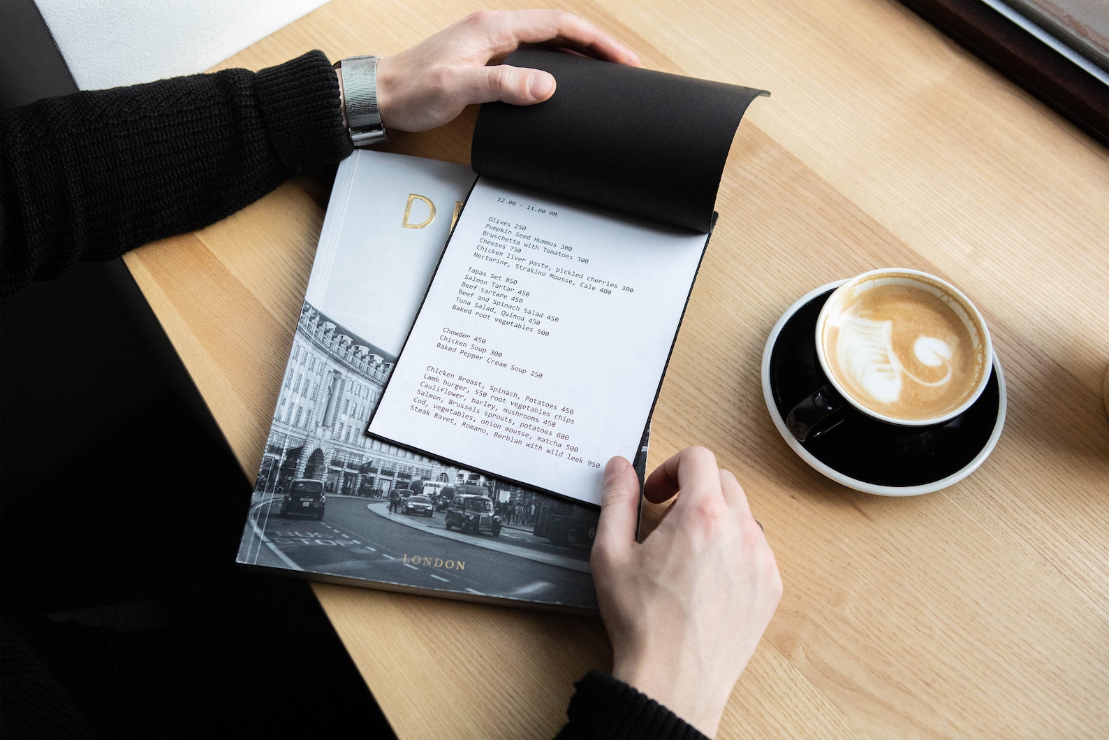 Leather Menu Cover With Brass Plank Restaurant Menu Cover - Etsy