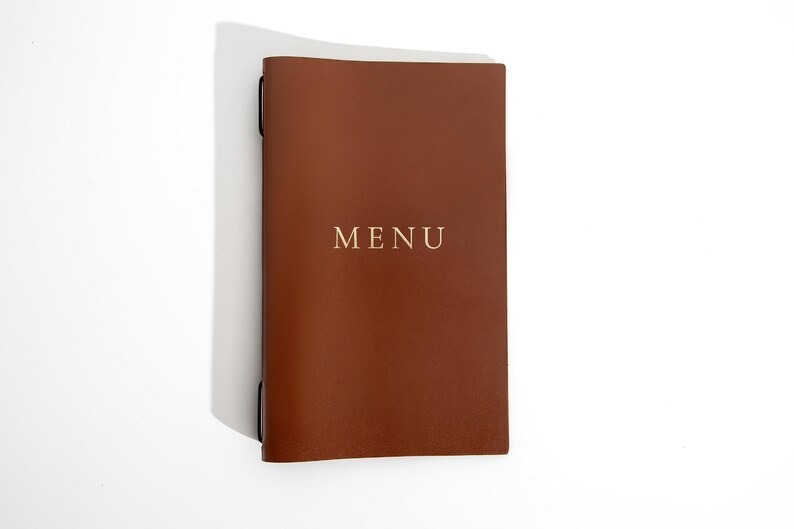 Leather Menu Covers — Order in Multiples of 5 — Ready to Ship From USA ...
