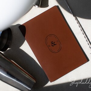 Leather Menu Holder, Restaurant Menu Cover, Custom Logo Menu Folder ...