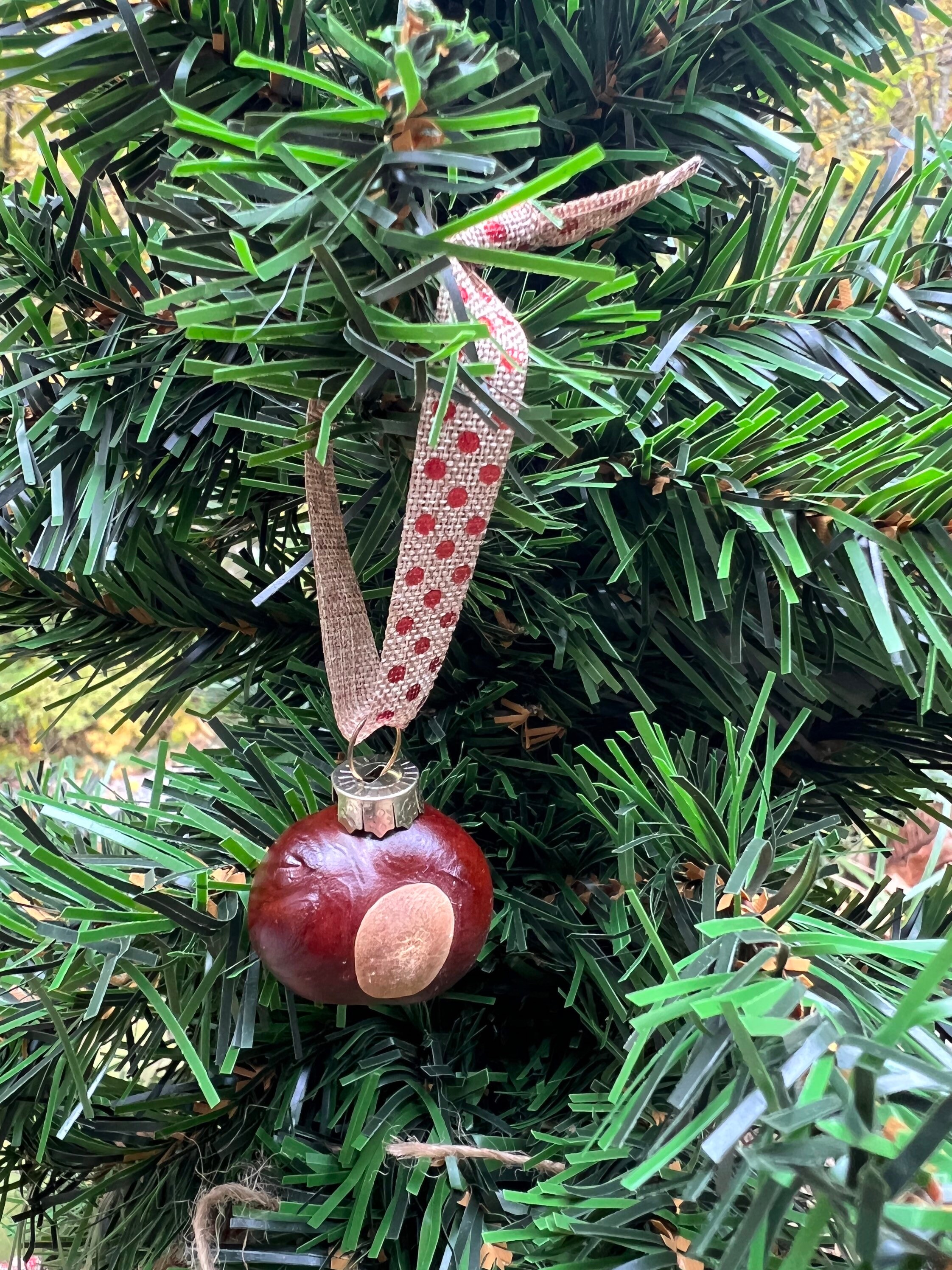 5 Holiday Buckeye Ornaments, Real,simple,christmas/buckeye Fan/ohio ...