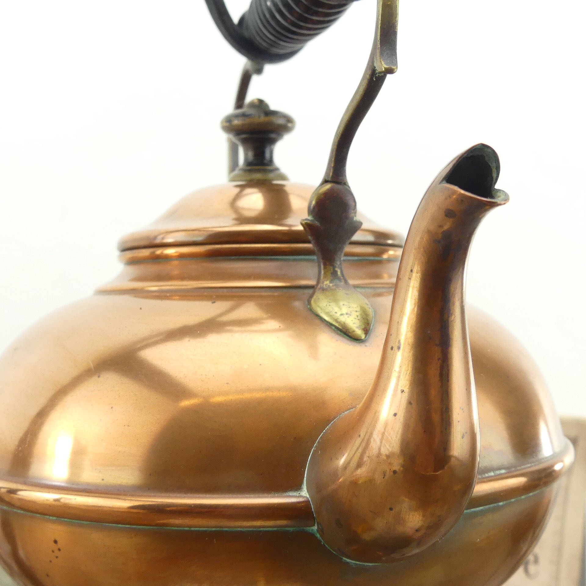 Kettle - Old kettle - Copper - Copper kettle - French - Luxurious ...