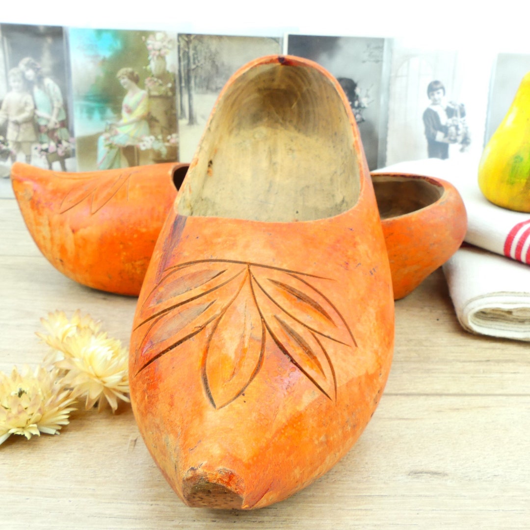 Pair of Wooden Clogs Clogs Old Clogs Handmade Clogs Clogs 19th Century ...