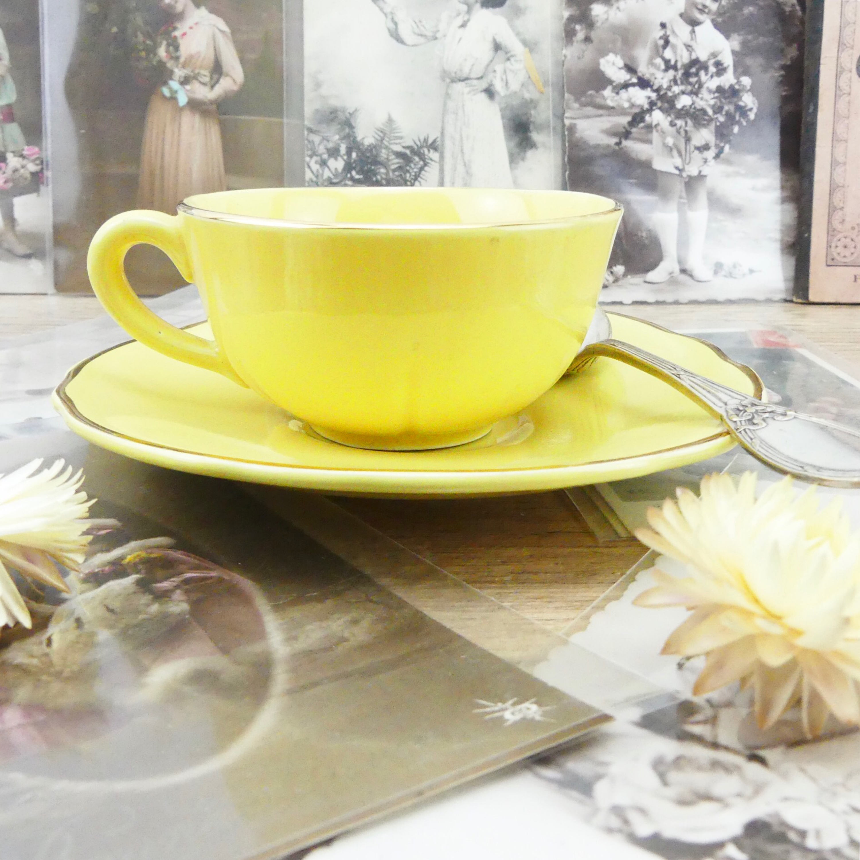 Cups French - tea cups - coffee - cups pink cups - Yellow cups - blue ...