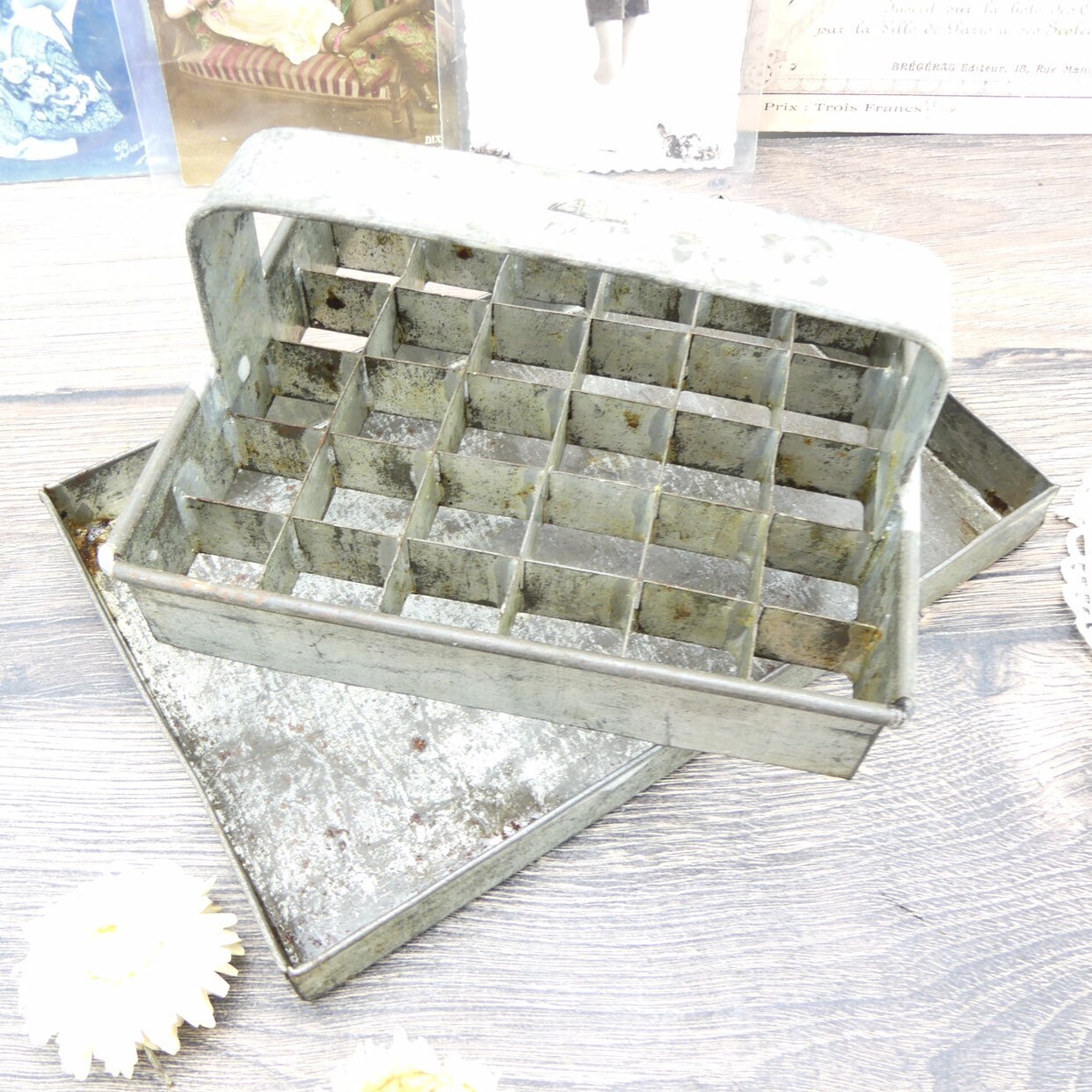 French mold metal cutter with caramel toffee old French kitchen utensil ...