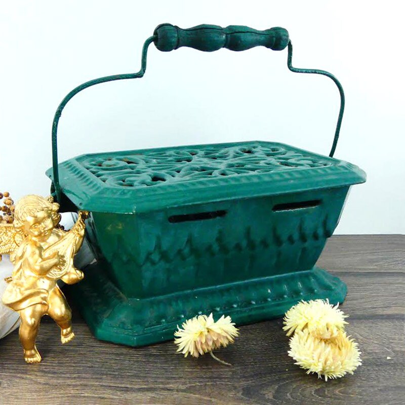 Antique French Hotplate 19th Century - Greeen Hotplate - Deco French ...