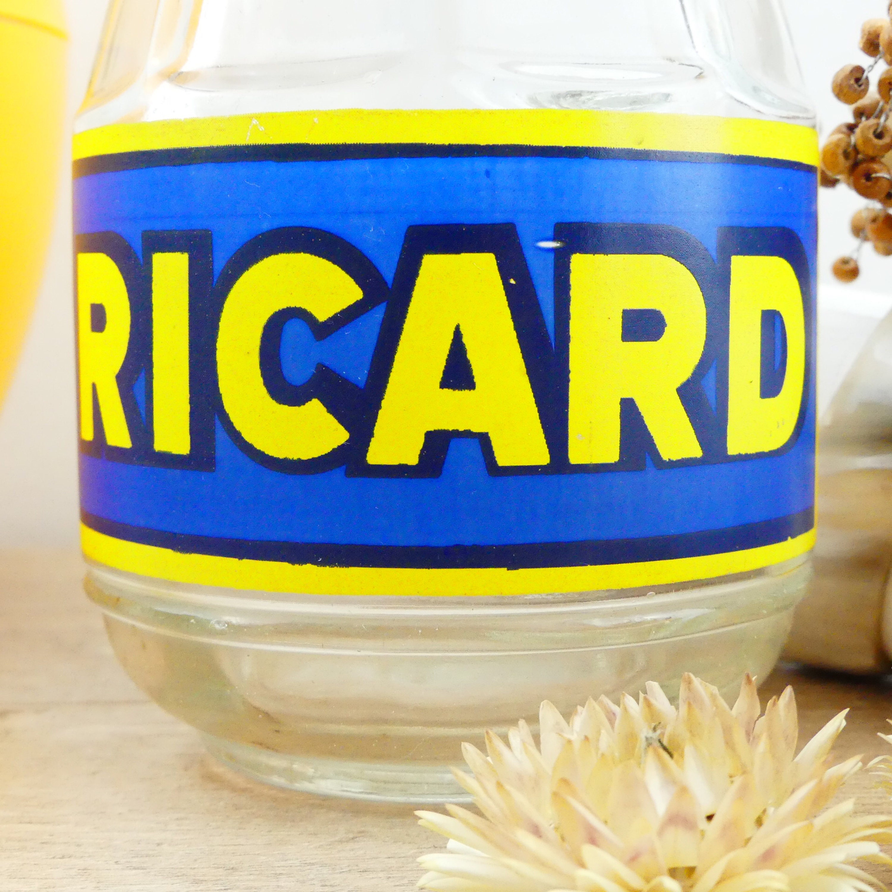 Ricard carafe - Bistro French 1950's - Ricard pitcher - French bistro ...