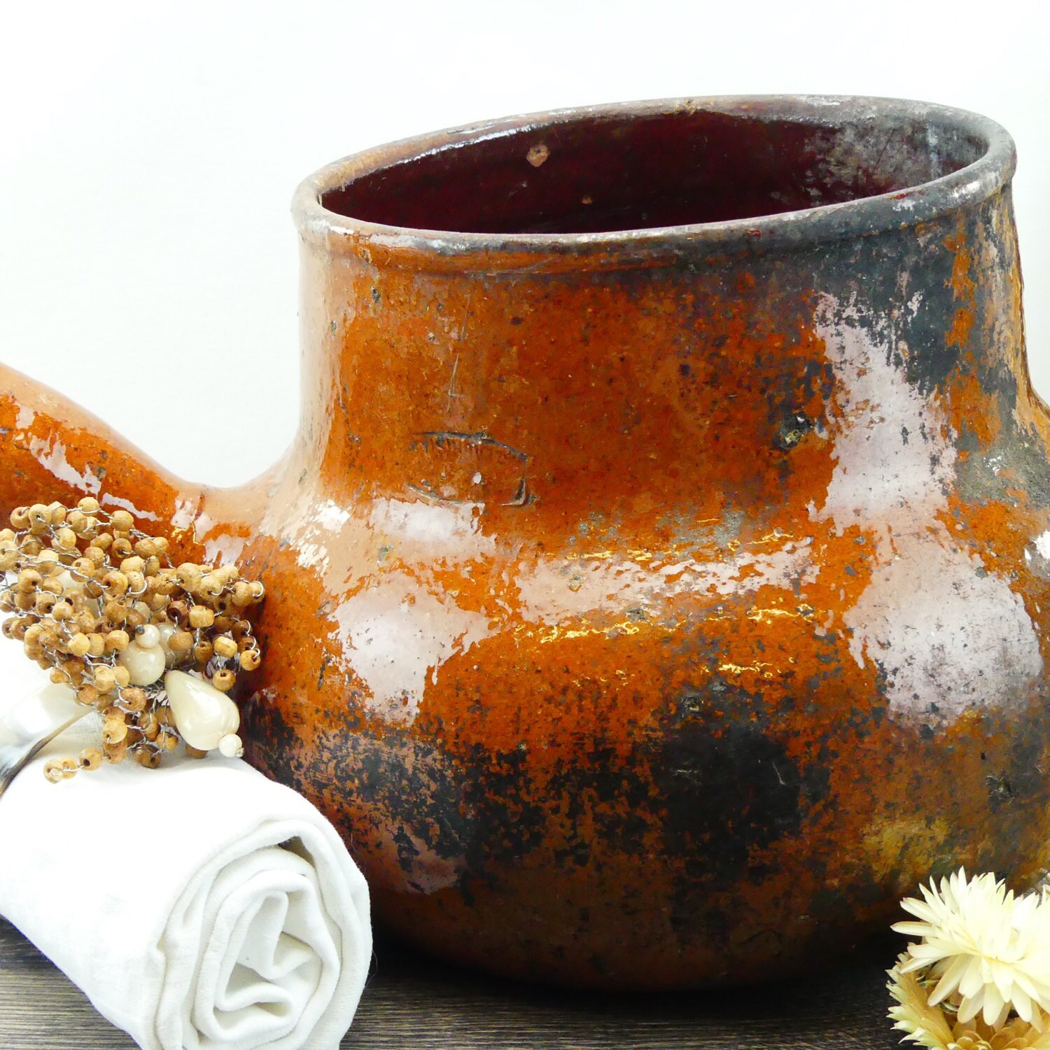 Cooking pot - Tailed pot - Vallauris - Folk art - French cuisine ...