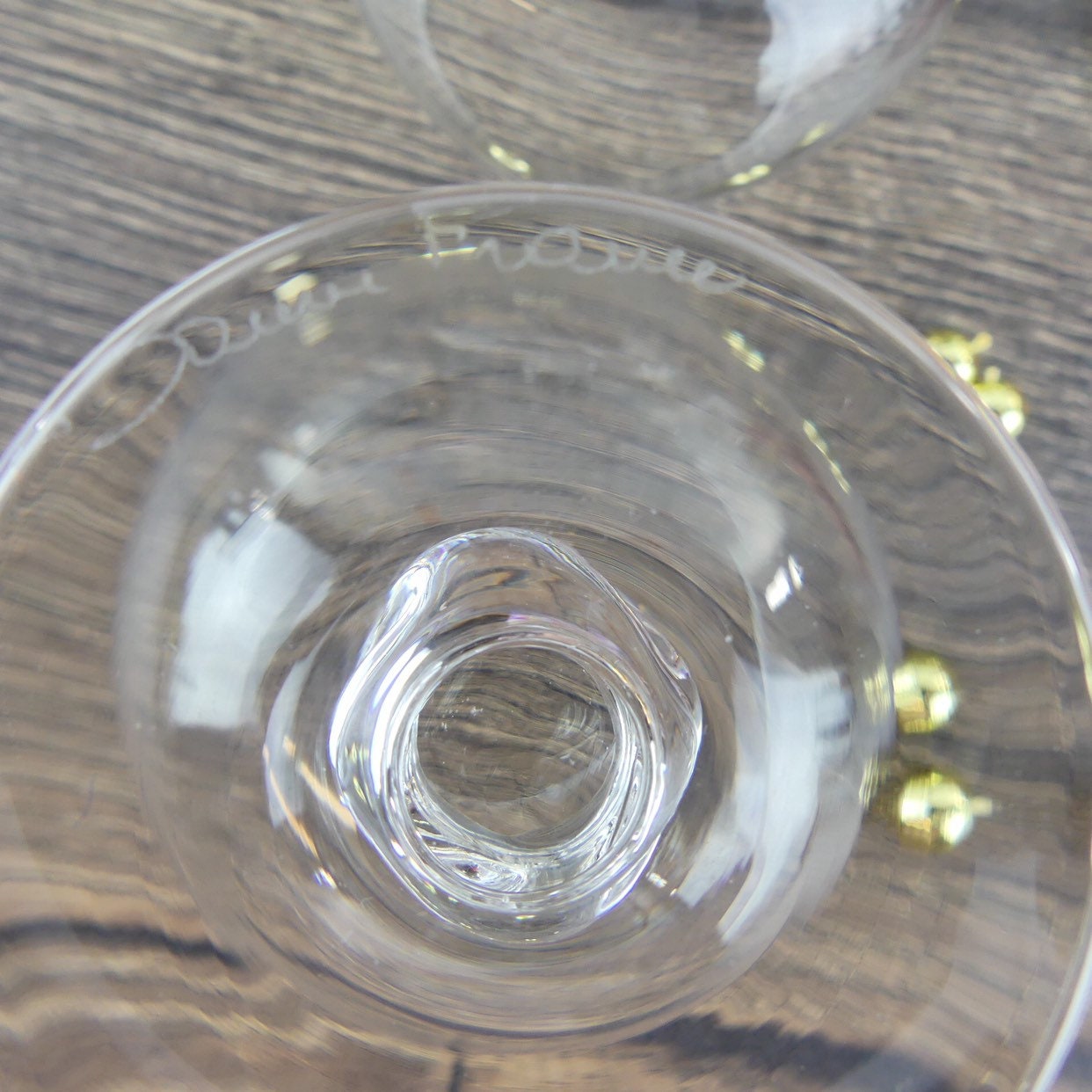 Daum liqueur glass, small crystal glass Daum France signed, former ...