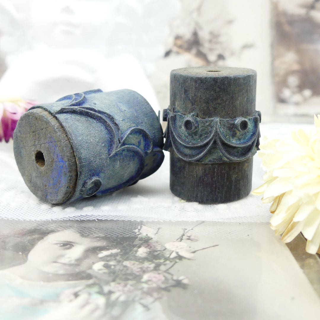 Embroidery Stamps - Embroidery Scallops - Ink Roller - Old Drawing ...