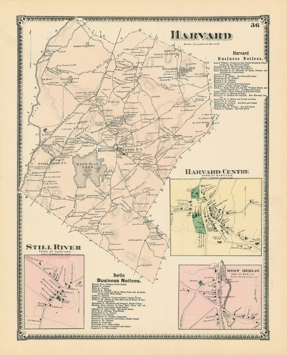 Harvard Location Map