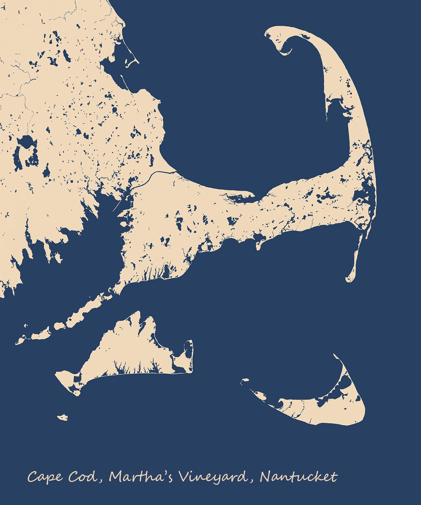 Cape Cod Martha's Vineyard and Nantucket Massachusetts | Etsy