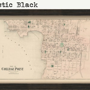 College Point, Flushing, New York 1873 Map, Replica and GENUINE ...