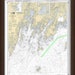 MONHEGAN ISLAND and Muscongus Bay, Maine Nautical Chart 2011 - Etsy