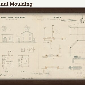 EDIZ HOOK LIGHTHOUSE, Port Angeles, Washington - Drawing and Plan of ...