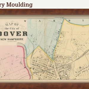 City of DOVER, New Hampshire 1871 Map, Replica or GENUINE ORIGINAL - Etsy