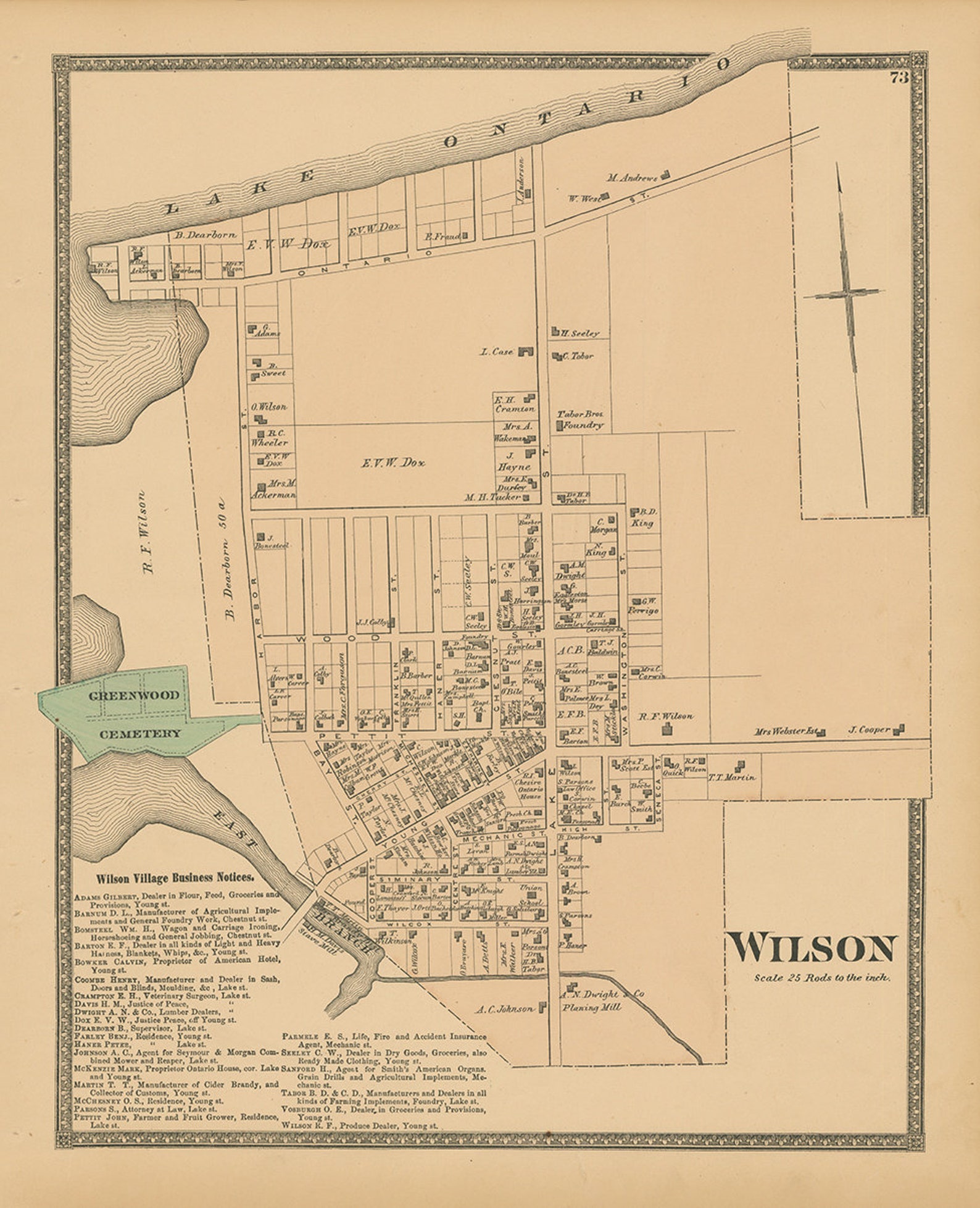 WILSON New York 1875 Map Replica or Genuine Original - Etsy