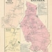 RAYNHAM Massachusetts 1871 Map Replica or Genuine ORIGINAL - Etsy