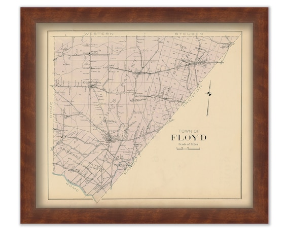 FLOYD New York 1907 Map | Etsy