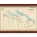South Hampton, Great Peconic Bay, Long Island, New York Map From 1916 ...