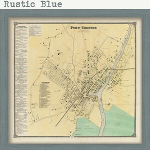 Village of PORT CHESTER, New York 1868 Map - Etsy