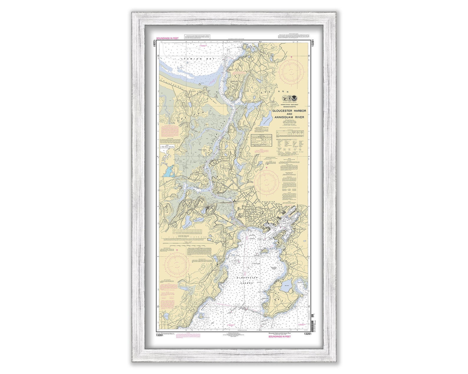 GLOUCESTER HARBOR and Annisquam River, Massachusetts 2010 Nautical ...