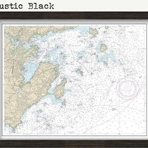 MARBLEHEAD HARBOR, Massachusetts - Nautical Chart 2013 - Etsy