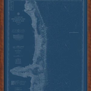 BARNEGAT Inlet to ABSECON Inlet, New Jersey 1879 Nautical Chart ...