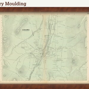 ADAMS, Massachusetts 1904 Map - Replica or Genuine Original - Etsy