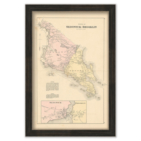 Maine Map Art - Etsy