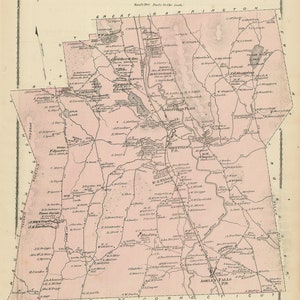 SHEFFIELD, Massachusetts 1871 Map - Replica or Genuine ORIGINAL - Etsy