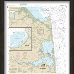 Rehoboth Beach to Bethany Beach, Delaware - 2018 Nautical Chart - Etsy