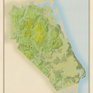 MARSHFIELD, Massachusetts - Modern Day Version of an Old Map - Look ...
