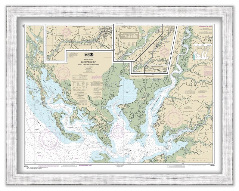 CHESAPEAKE BAY Honga Nanticoke Wicomico Rivers and Fishing | Etsy