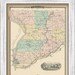 CRAWFORD COUNTY, Wisconsin 1878 Map, Replica or Genuine Original - Etsy