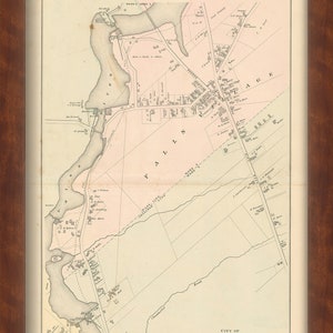 ELLSWORTH, Maine 1881 Map, Replica or Genuine ORIGINAL - Etsy
